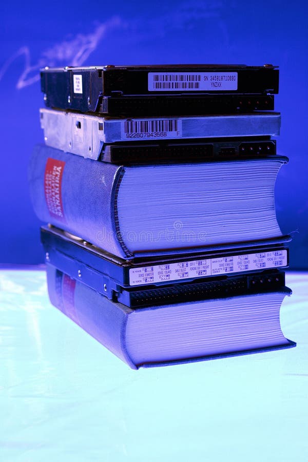 Books And Hard Drive Picture. Image: 384488