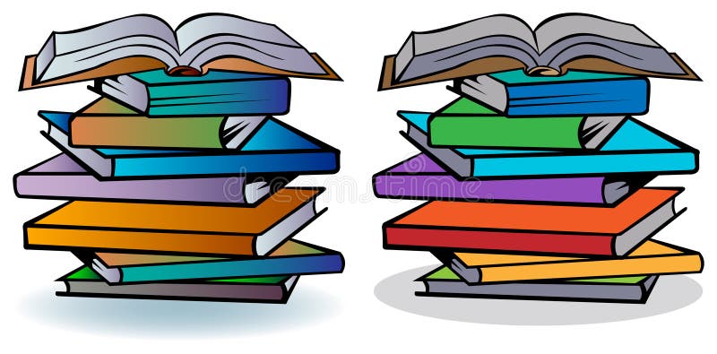 Books stock vector. Illustration of faculty, intellectual - 75943985