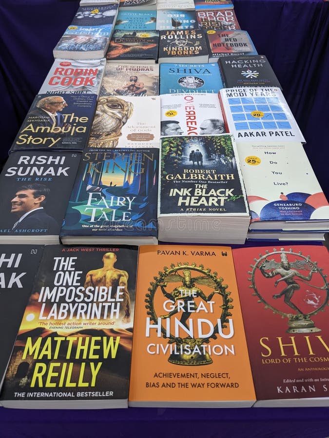 Books Kept for Selling on a Table Editorial Stock Photo - Image of face ...