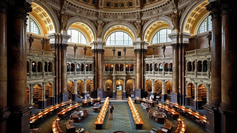 Books library congress stock illustration. Illustration of archives ...