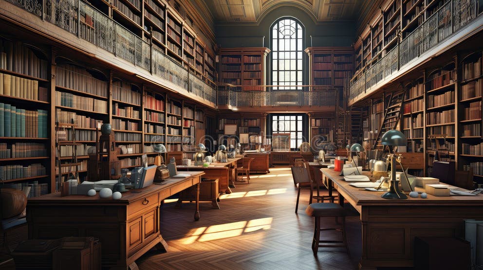 Books library medical stock illustration. Illustration of databases ...