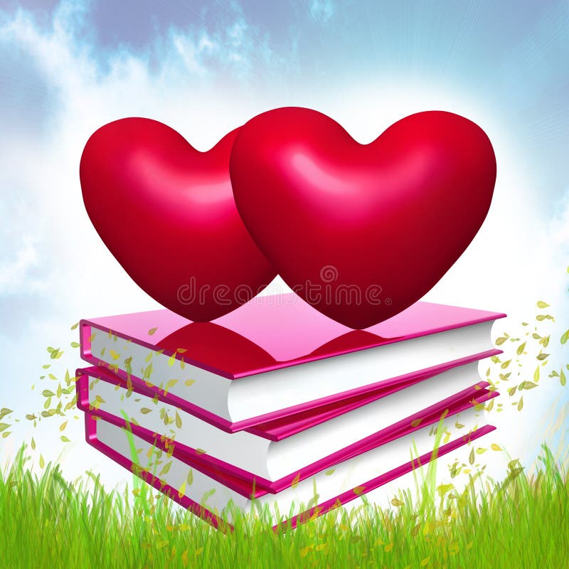 I love books stock vector. Illustration of silhouette - 33406800