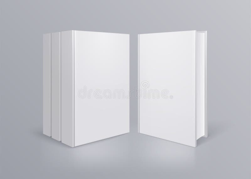 Books Mockup Realistic Composition Stock Illustration - Illustration of ...