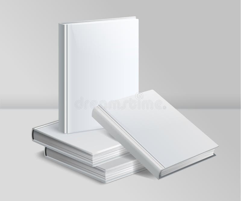 Books Mockup in Realistic Style Stock Illustration - Illustration of ...