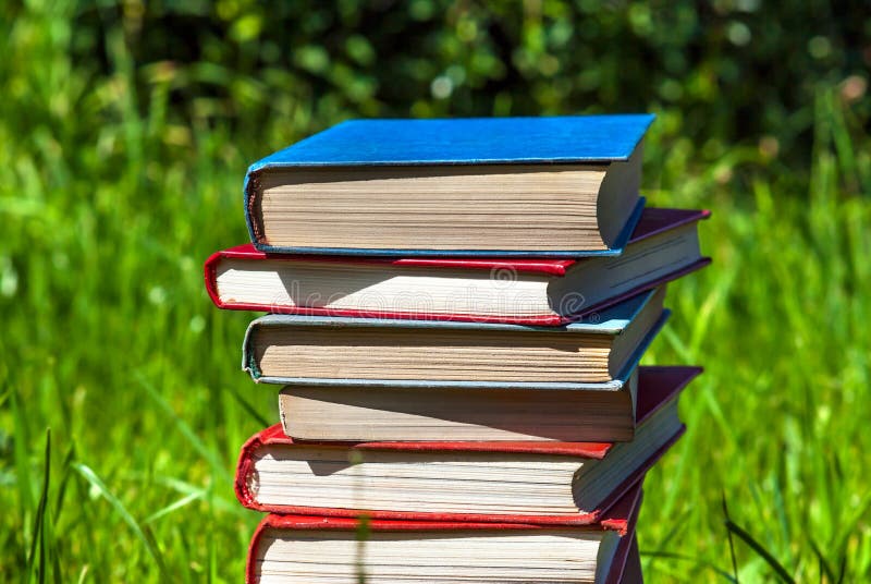 Books on the Nature stock photo. Image of paperback - 117551628