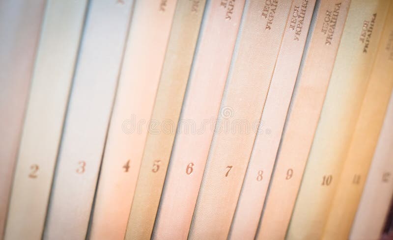 Books with numbers stock photo. Image of pattern, aged - 49778420