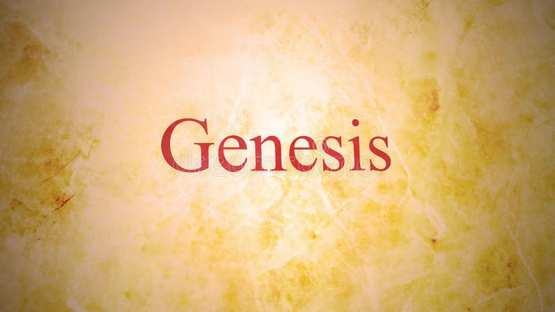Books of the Old Testament in the Bible Series - Genesis Stock Video ...