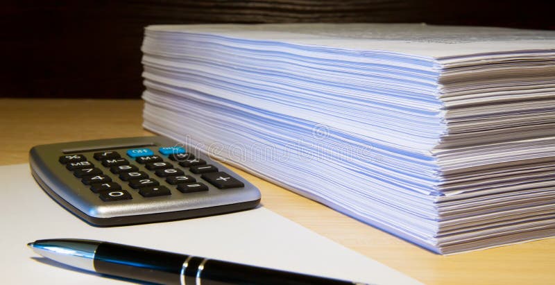 Books and Papers on the Table Stock Image - Image of book, group: 143954427