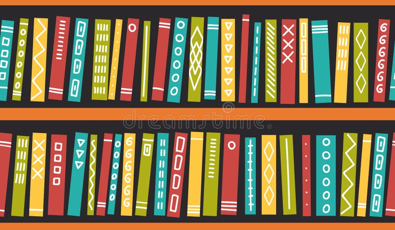Books pattern design stock vector. Illustration of graphic - 52078363