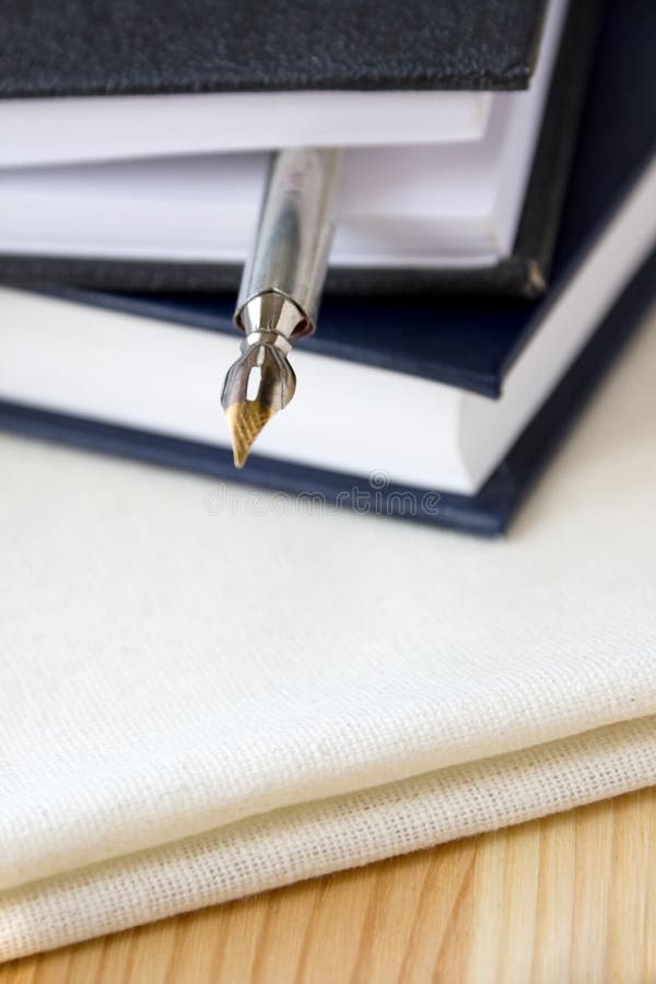 Books and Pen stock image. Image of paper, copy, color - 14652763