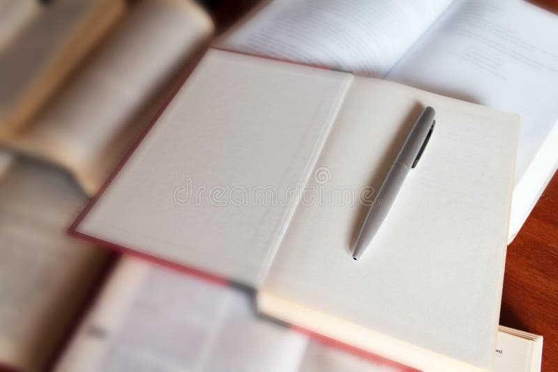 Books and the pen stock image. Image of reader, learn - 16748375