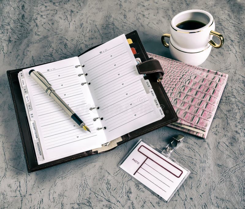 Books, Pens, Notebook, Coffee Stock Image - Image of business, idea ...