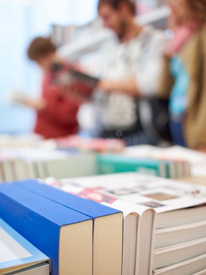 Books and people stock image. Image of reading, blur - 79156861