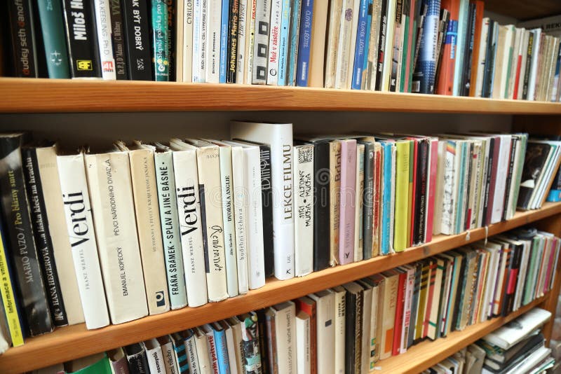 Books in the Personal Library Editorial Stock Image - Image of ...