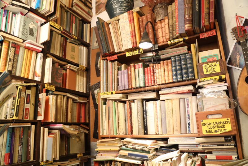 Books in the Personal Library Editorial Stock Image - Image of pattern ...