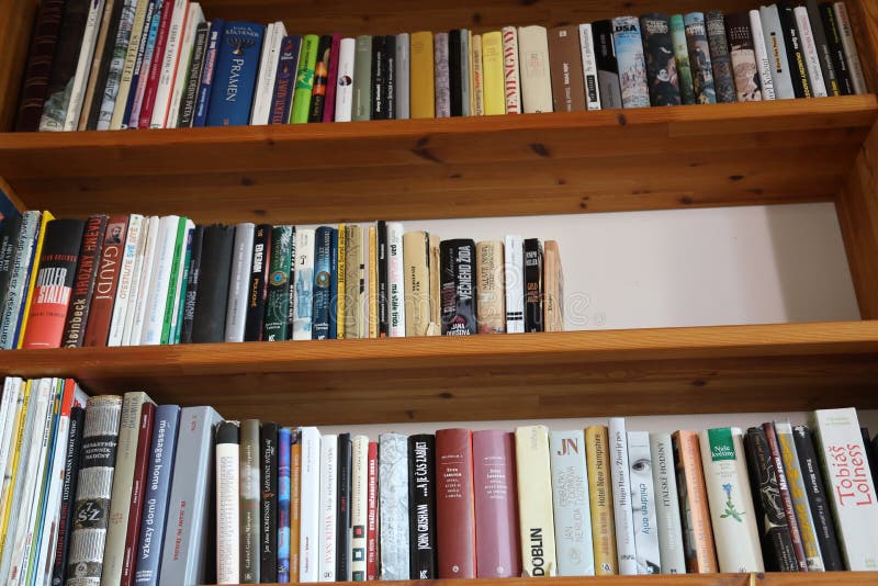 Books in the Personal Library Editorial Stock Photo - Image of paper ...