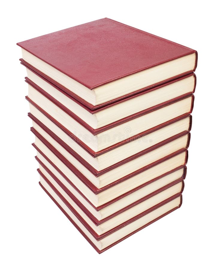 Two Old Books in a Pile. Concept of Skills and Learning Stock Image ...