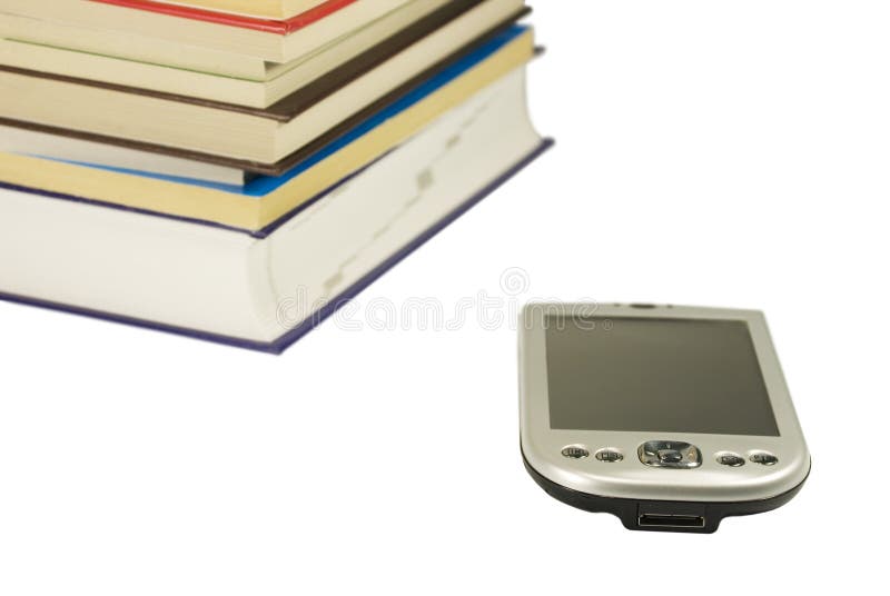 Books and the Pocket Computer Stock Image - Image of pages, tree: 11272959