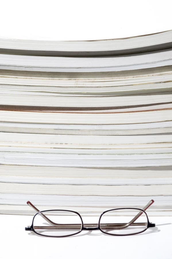 Books and reading glasses stock image. Image of literature - 3172817