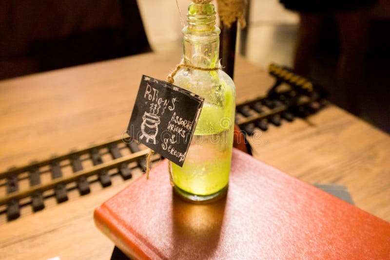 Books and Potions, Magic and Knowledge Stock Photo - Image of study ...