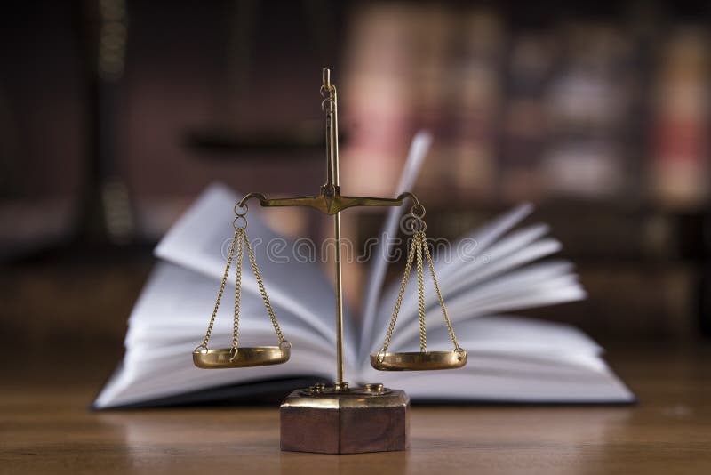 Books, Scales of Justice Concept Stock Image - Image of equality, crime ...