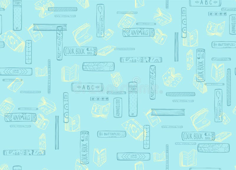Books Pattern Background Stock Illustrations – 26,917 Books Pattern ...