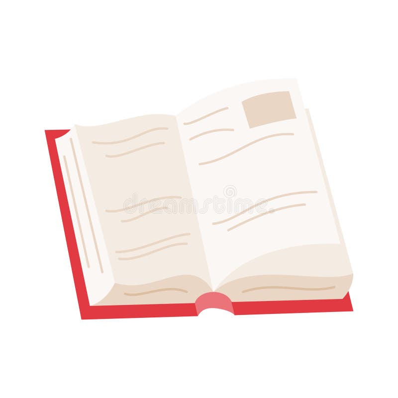 Books Set in Flat Design Style Isolated on White Background Stock ...