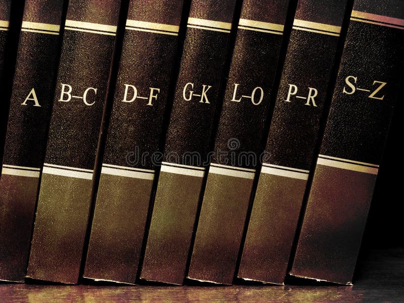 Books on Shelf with Alphabet Stock Photo - Image of idea, literature ...