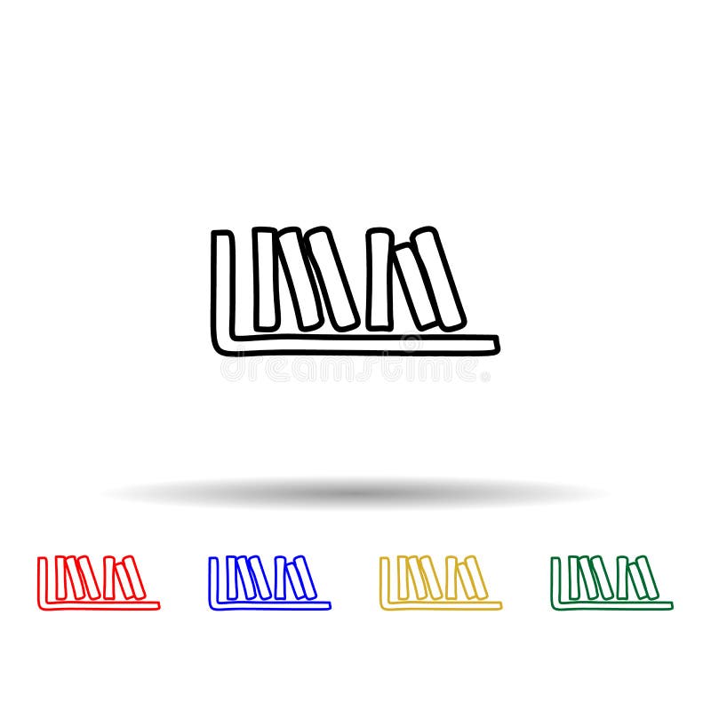 Books on the Shelf Sketch Neon Icon. Simple Thin Line, Outline Vector ... Books on the Shelf Sketch Neon Icon. Simple Thin Line, Outline Vector ...