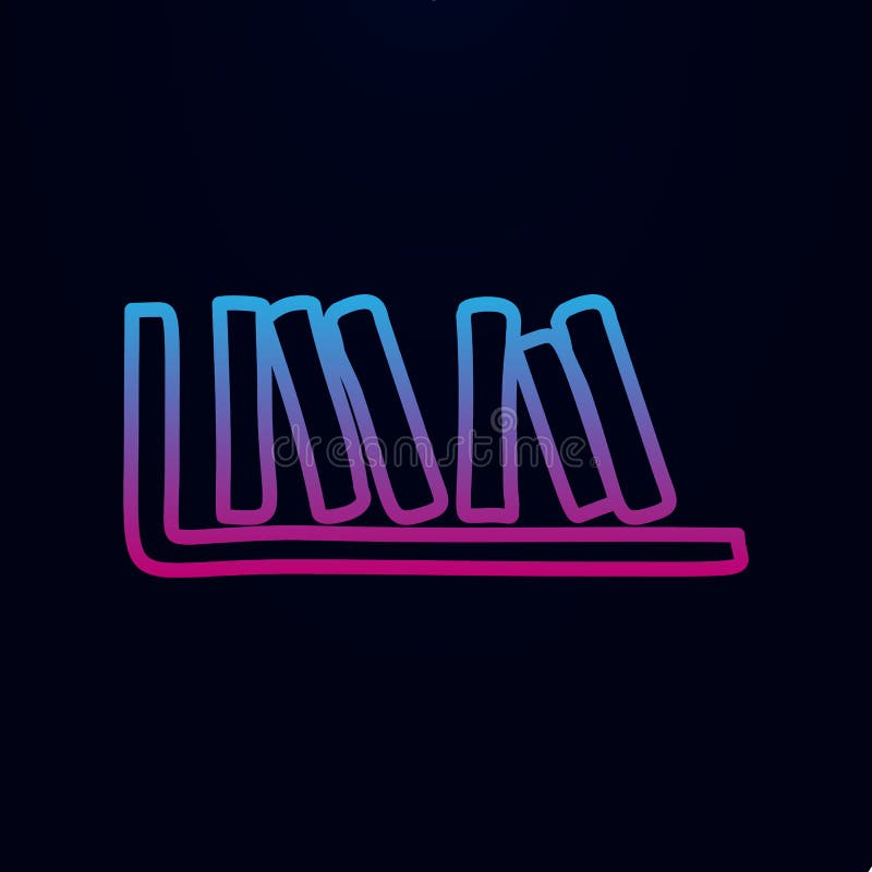 Books on the Shelf Sketch Neon Icon. Simple Thin Line, Outline Vector ... Books on the Shelf Sketch Neon Icon. Simple Thin Line, Outline Vector ...