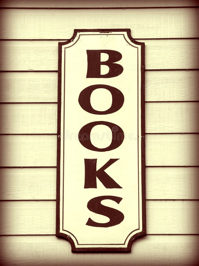 Books Sign stock image. Image of present, sign, display - 5066983