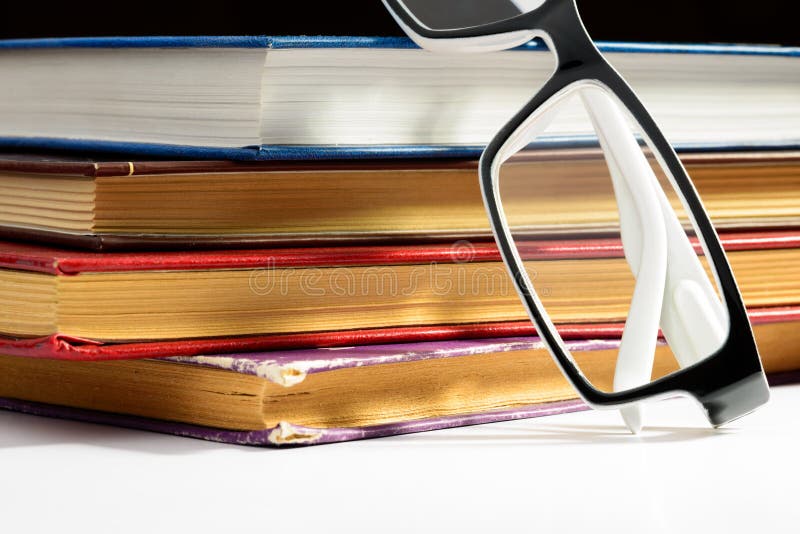 Books and Spectacles stock photo. Image of reading, intelligence - 40231846