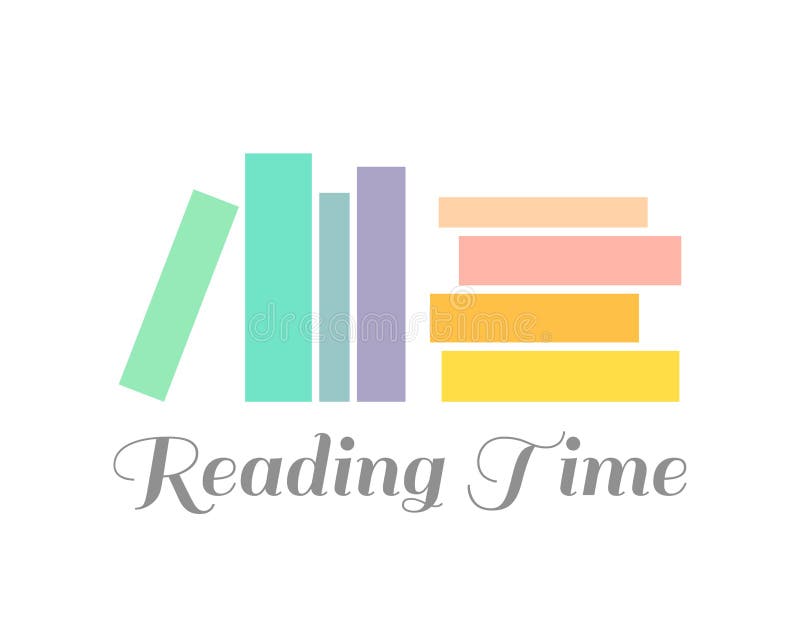 Reading Time stock vector. Illustration of educational - 9622213
