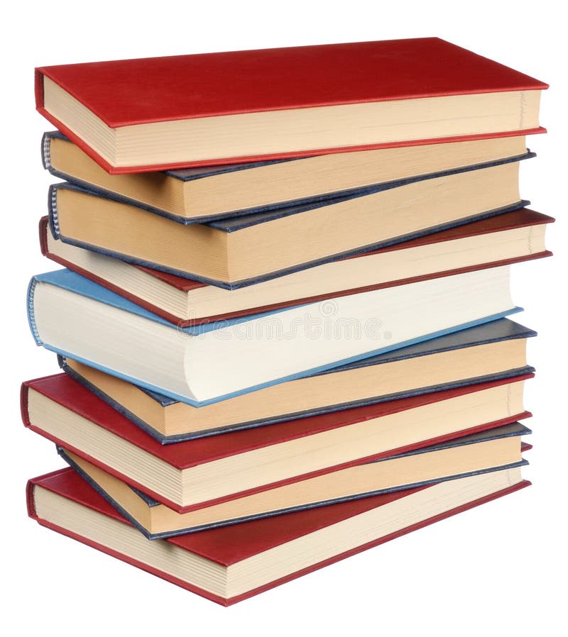 Books Stack stock image. Image of education, library, stack - 8354885