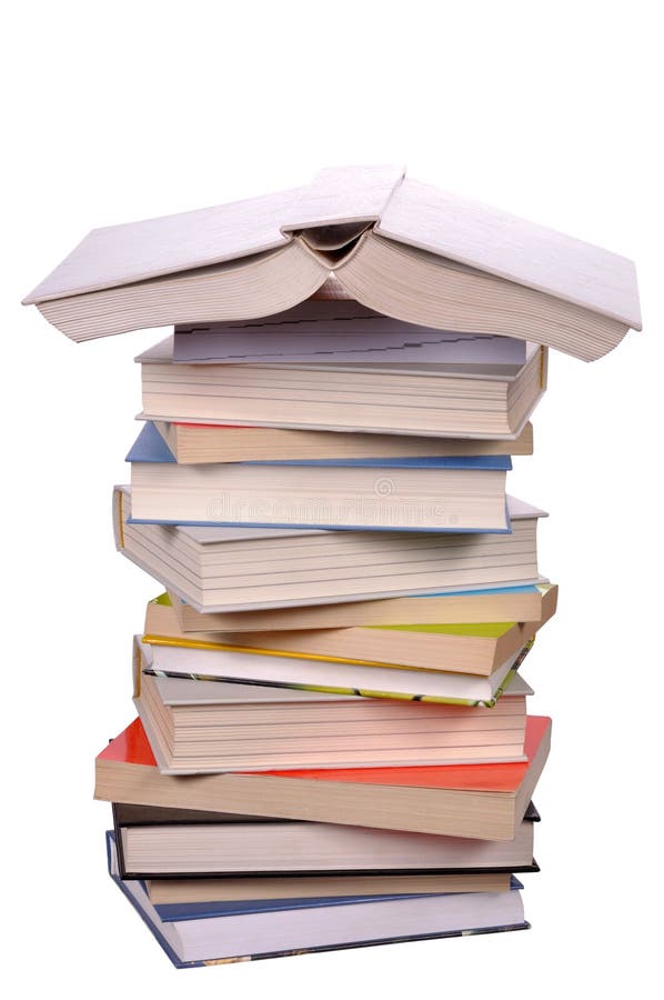 Books Stack stock image. Image of library, isolated, book - 9409787