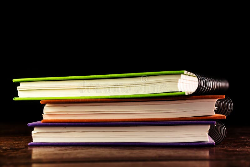 Stack of Books with Lights stock image. Image of christmas - 36342115