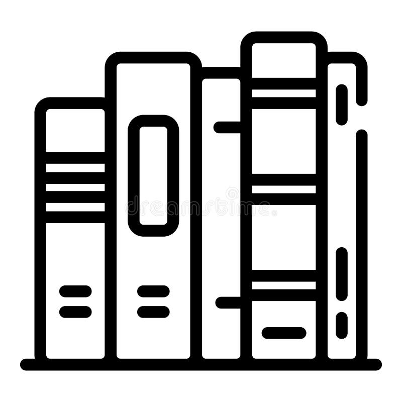 Stack Books Outline Stock Illustrations – 1,576 Stack Books Outline ...