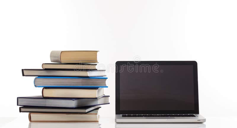 Stack of Laptop Computers Isolated Stock Photo - Image of stack, laptop ...
