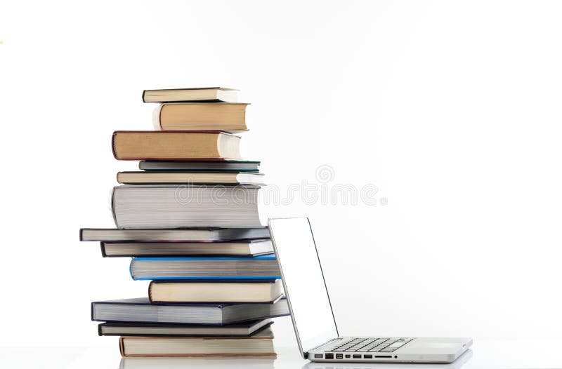 Stack of Laptop Computers Isolated Stock Photo - Image of stack, laptop ...