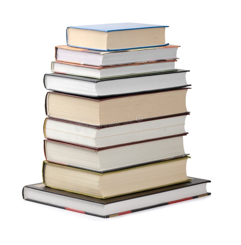 Open Book on a Stack of Books Stock Image - Image of literary ...