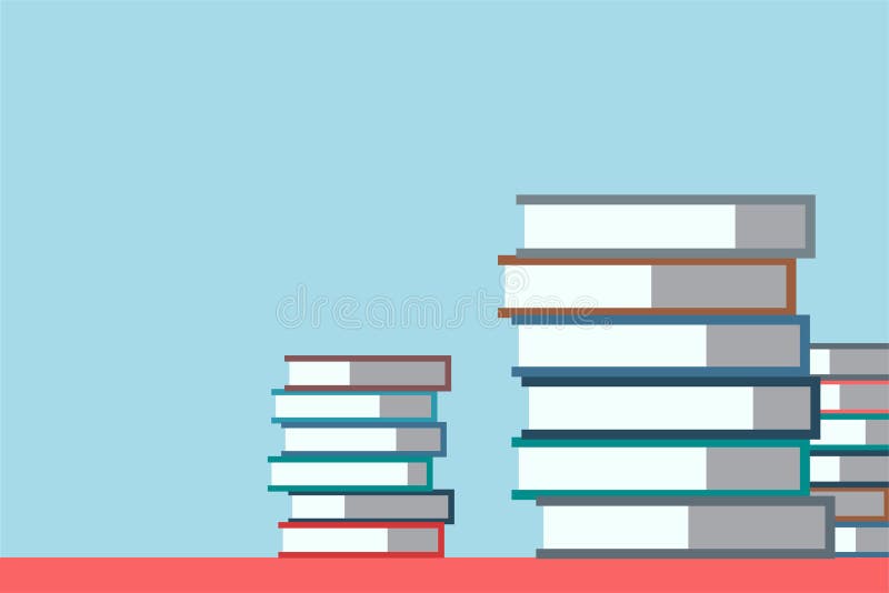 Books Stack. Vector Isolated. School Objects, or Stock Vector ...
