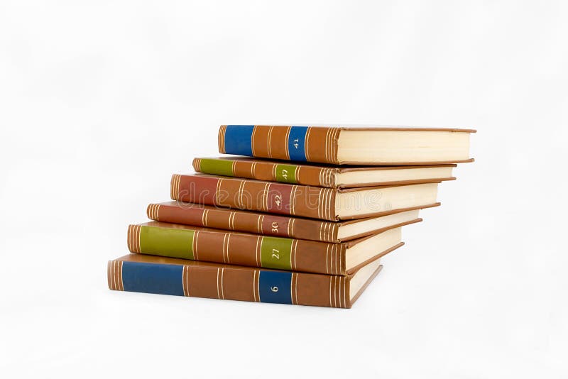 Books Stacked stock photo. Image of edition, decor, ends - 1200630