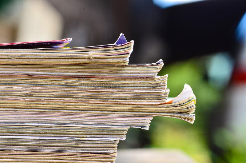 Books Stacked in Several Layers Stock Photo - Image of heap, book ...