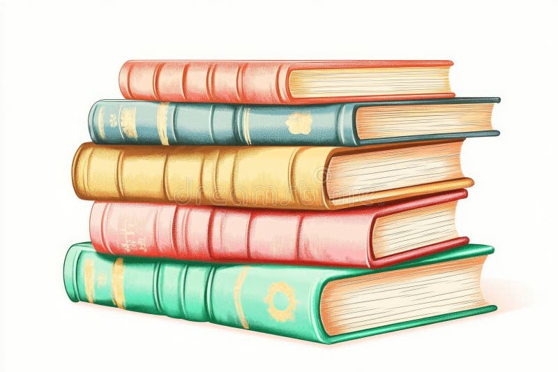 Books Stacked on Top of Each Other Stock Photo - Image of knowledge ...