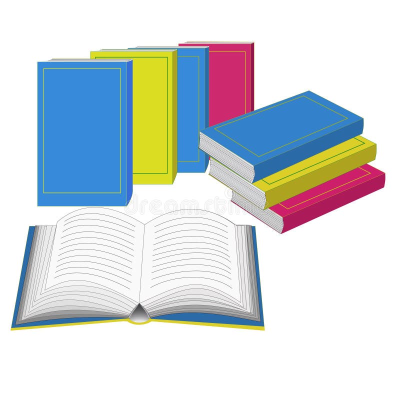 Four Books Clipart Clear