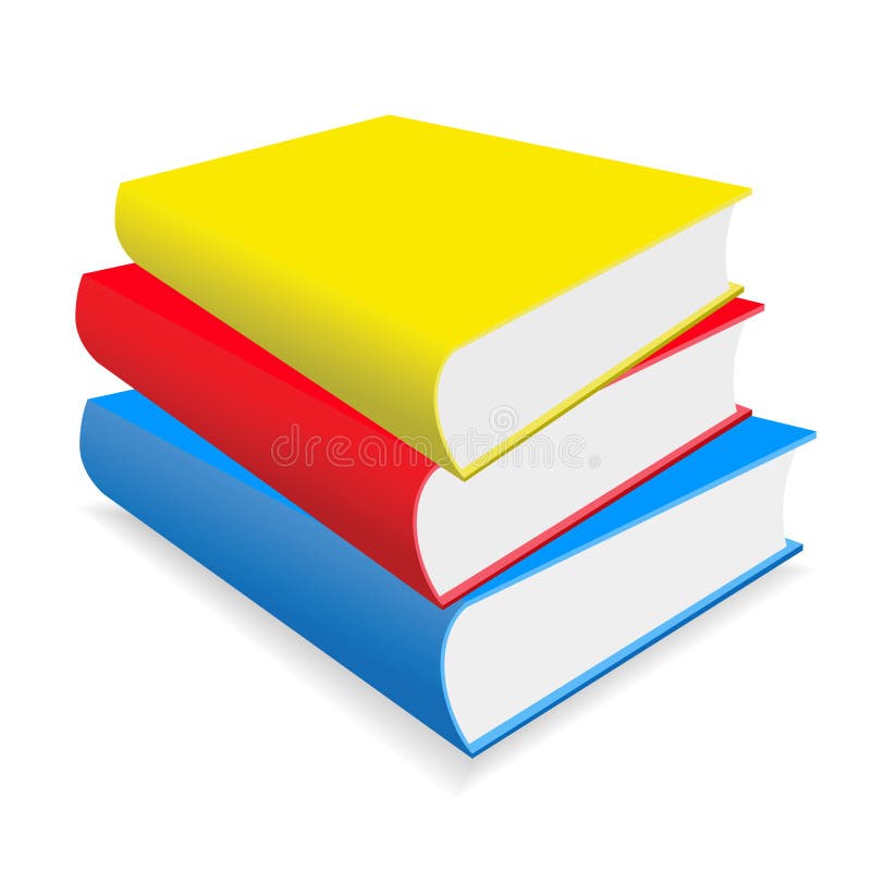 The books on a table stock vector. Illustration of grow - 21930873