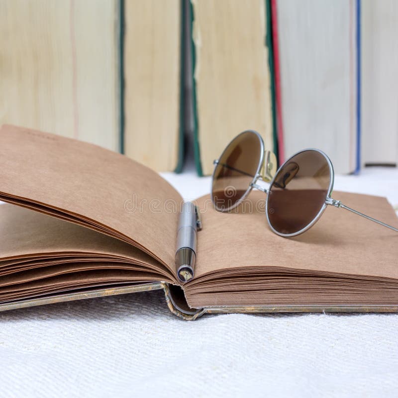 Books on table stock image. Image of book, objects, light - 27800703