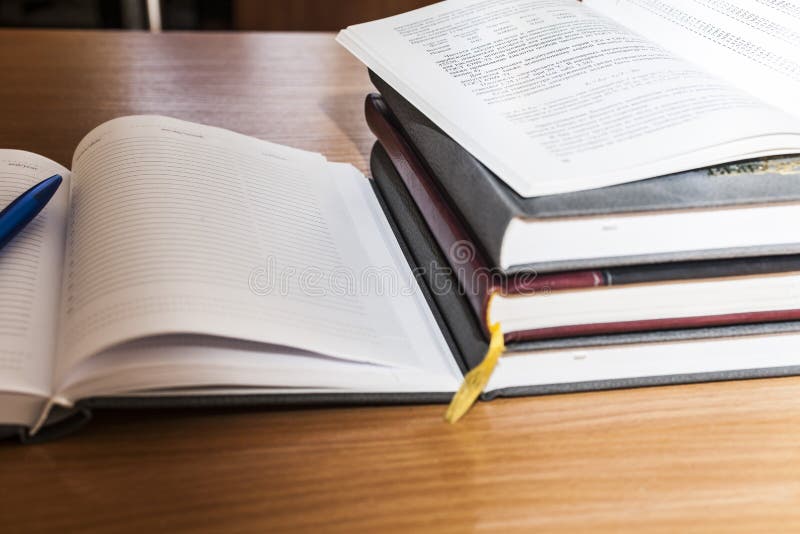 Books on a table stock image. Image of publication, coffee - 47946753