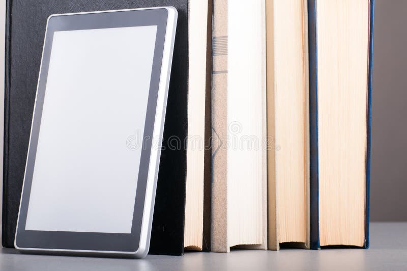 Books and tablet stock image. Image of library, literature - 29344719