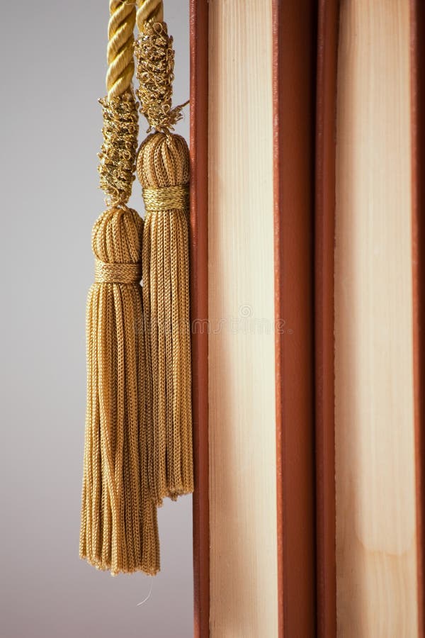Books and tassel stock image. Image of learning, gold - 18164741